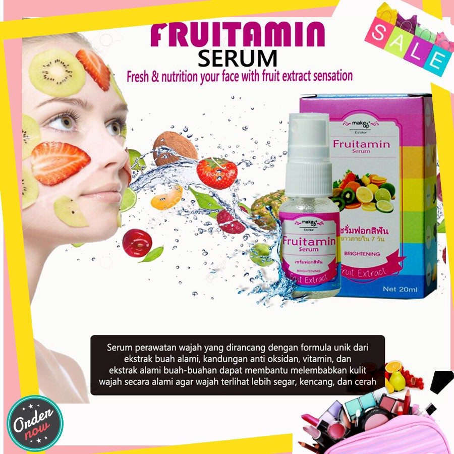 Jual Serum Wajah Whitening Serum Frutamin | Shopee Indonesia