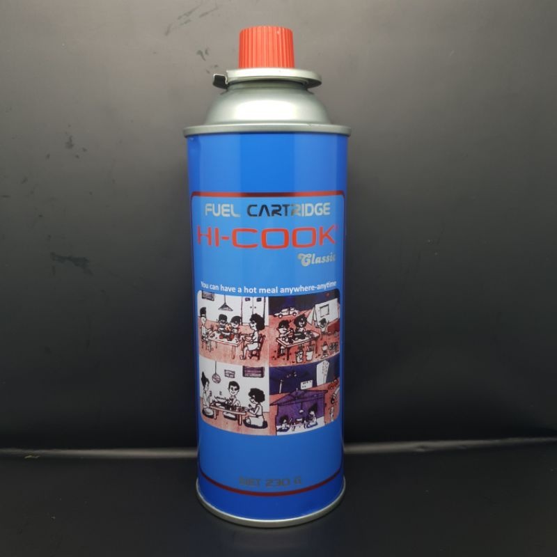 Jual Gas Hi - Cook / Tabung Gas Portable / Gas Hi Cook 230gr | Shopee ...