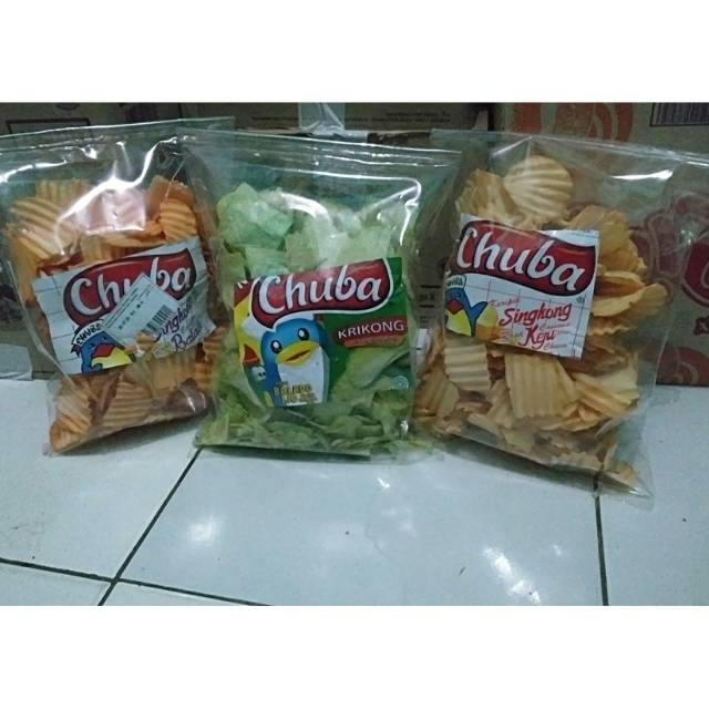 Jual Keripik singkong chuba 250 gr balado, balado ijo dan keju | Shopee ...