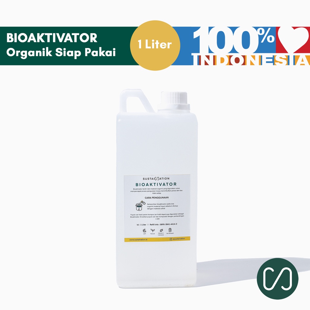 Jual Sustaination- Bioaktivator Komposter Sustaination 1 L Siap Pakai ...