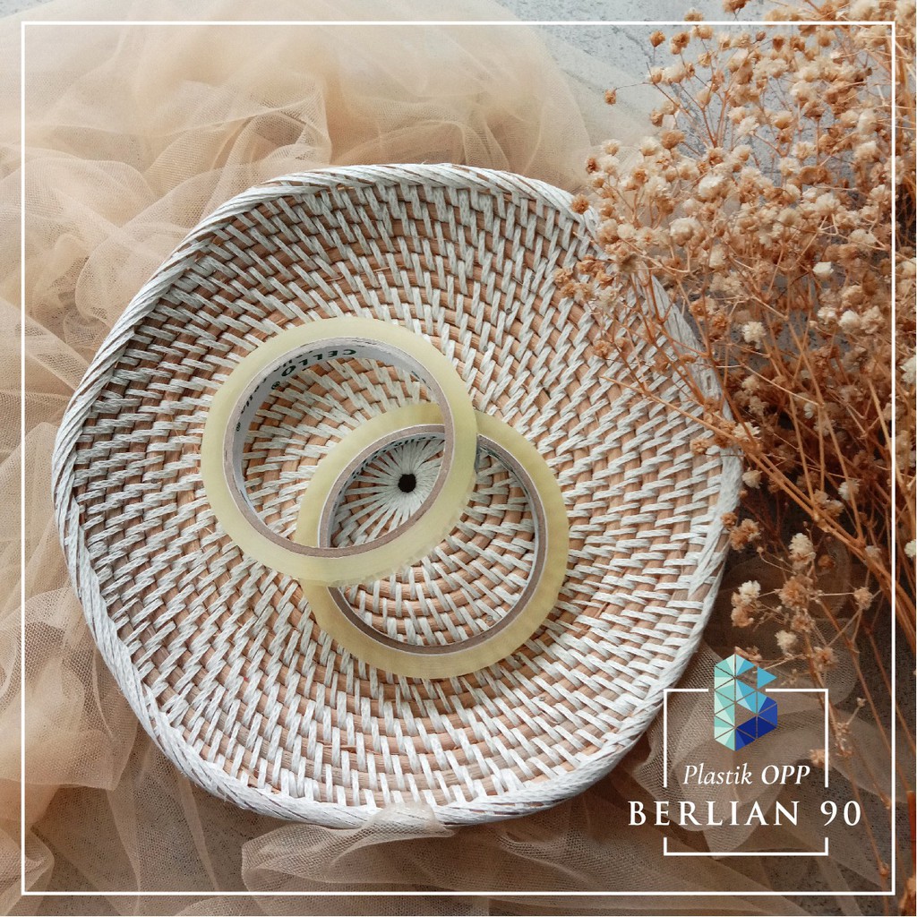 Jual Isolasi / Selotip Bening Cello Tape 10 mm termurah / Lakban Kecil ...