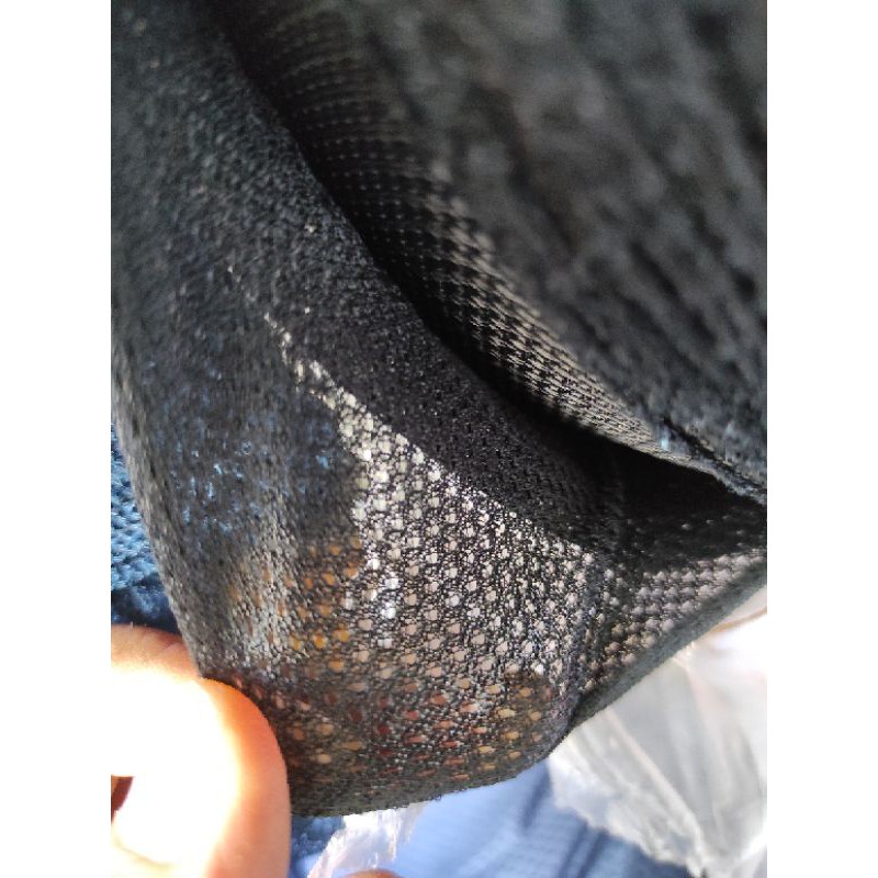 Jual puring jala warna hitam kelembutan sedang untuk jaket dan lain ...