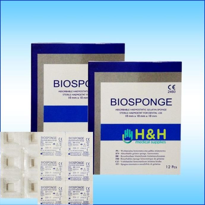 Jual Biosponge / Surgispon / Spongostan /Hemostatic Gelatin Sponge ...