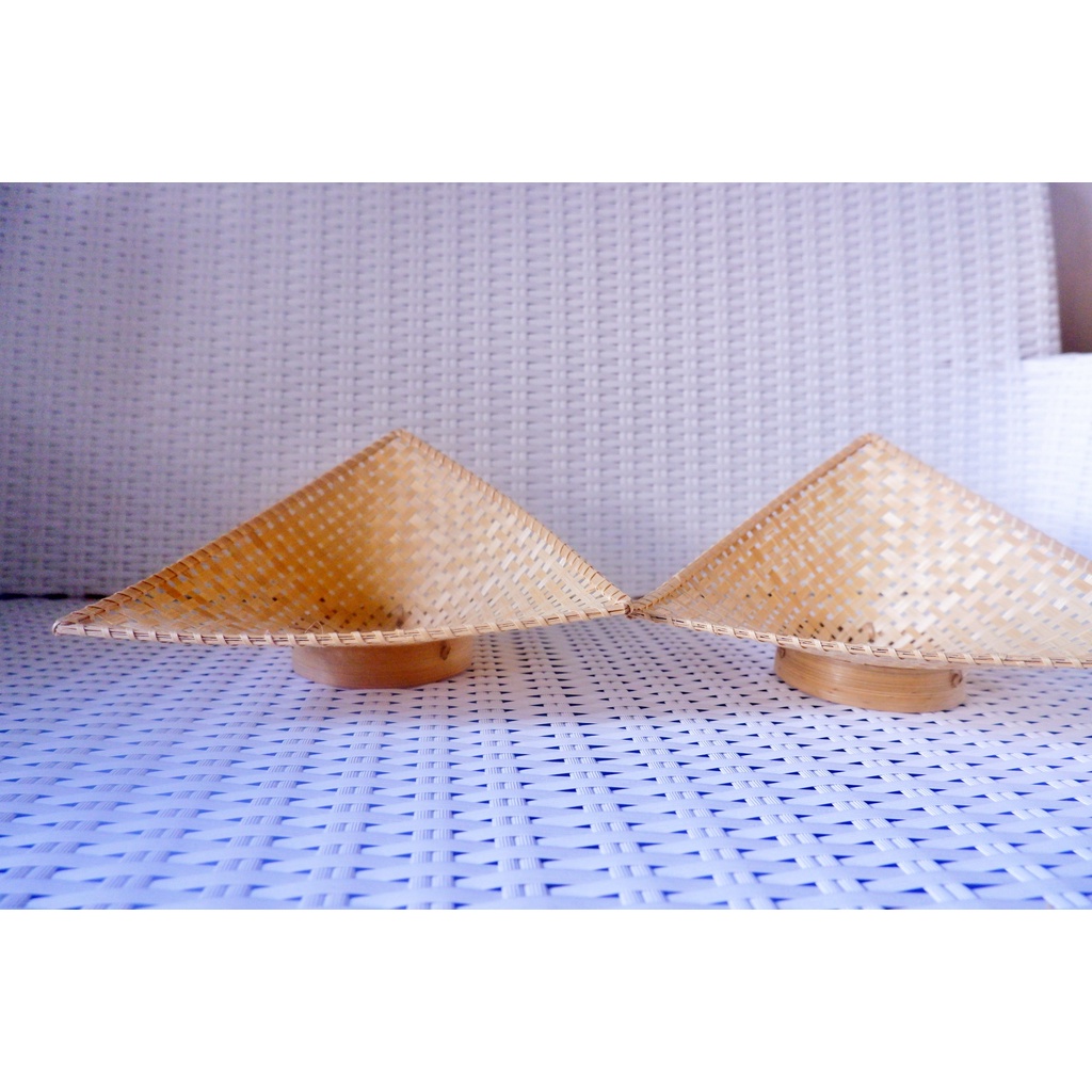 Jual Nussa Plate / Piring Anyam / Anyaman Bambu / Alat Makan / Piring ...