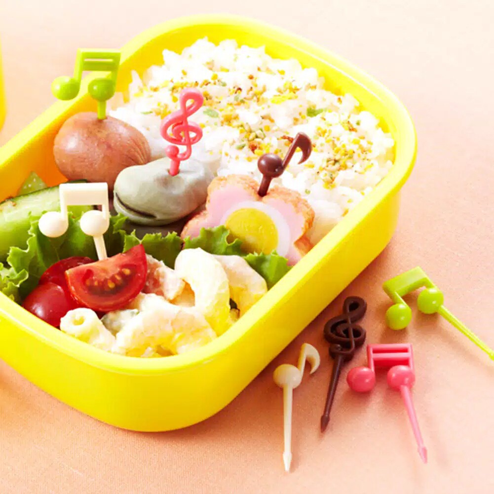 Jual Melody Picks Garpu Tusuk Tusukan Buah Makanan Bento Fruit Fork ...