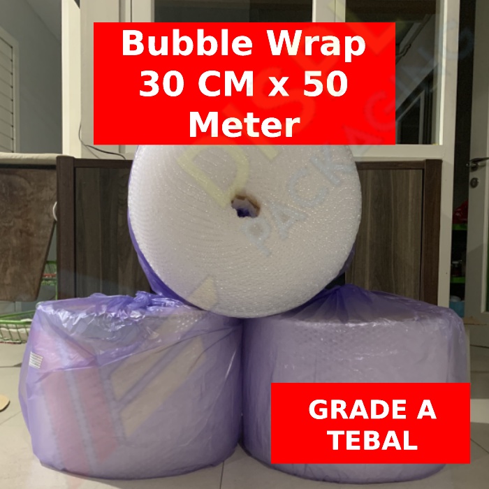 Jual Bubble Wrap 30cm x 50m 40cm x 50m TEBAL | Shopee Indonesia