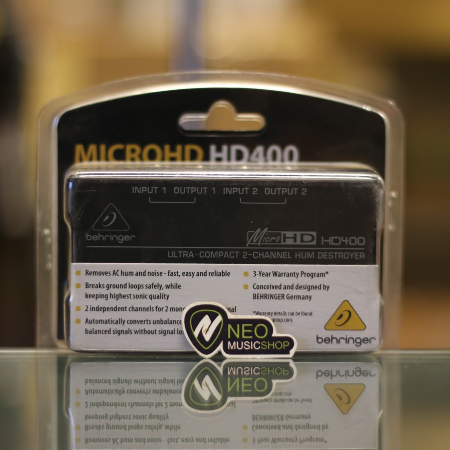 Jual Behringer HD400 Ultra-Compact 2-Channel Hum Destroyer | Shopee ...