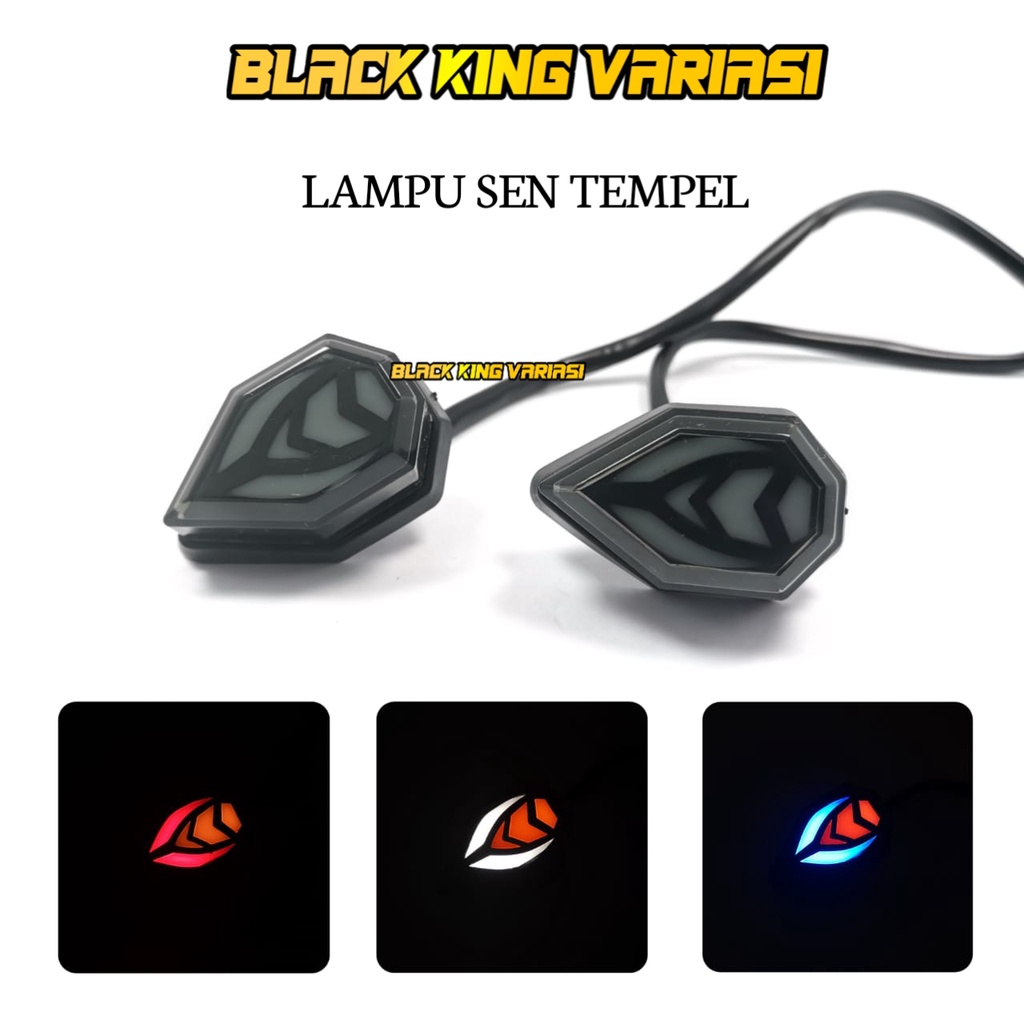 Jual Lampu Sen Running Tempel Lampu Sen Tempel Running LED Universal Sein Tempel R15 Cbr150r Gsx ...