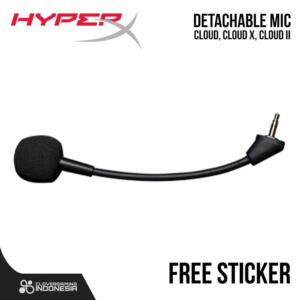 Jual HyperX Detachable Microphone (Cloud, Cloud X, Cloud II) | Shopee ...