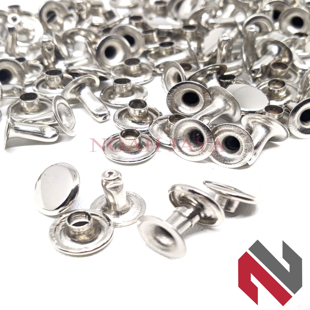 Jual PAKU RIVET DATAR/PAKU CENTANG UKURAN 8 MM PER 100 SET V 106 ...