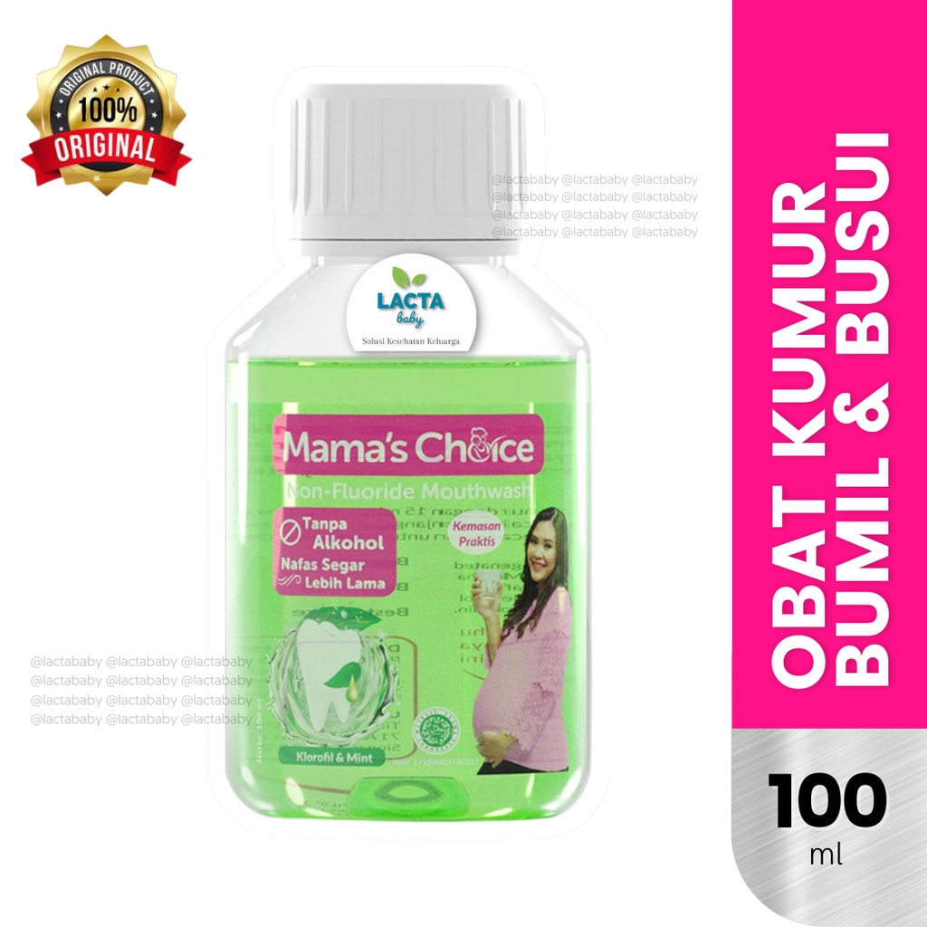 Jual Obat Kumur Mama's Choice Mouthwash (halal tanpa alkohol khusus ibu ...