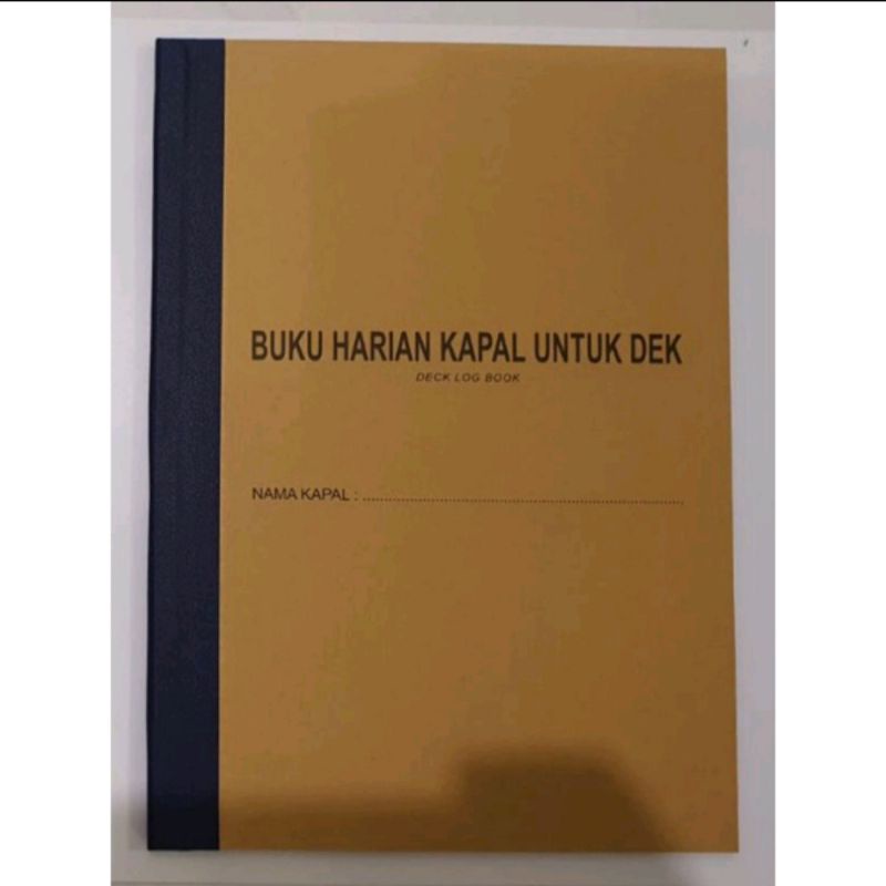 Jual Jurnal Log Book Buku Harian Kapal Engine Mesin Deck | Shopee Indonesia