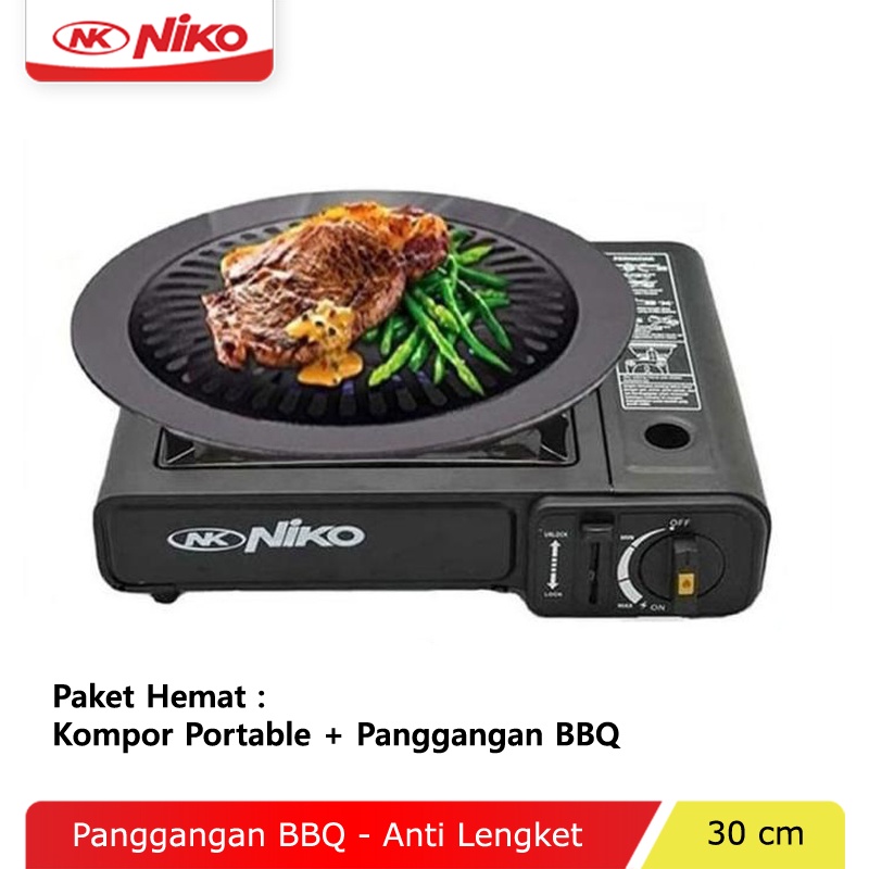 Jual Kompor Gas Portable NIKO 268 [Tungku Bara] l GARANSI RESMI ...