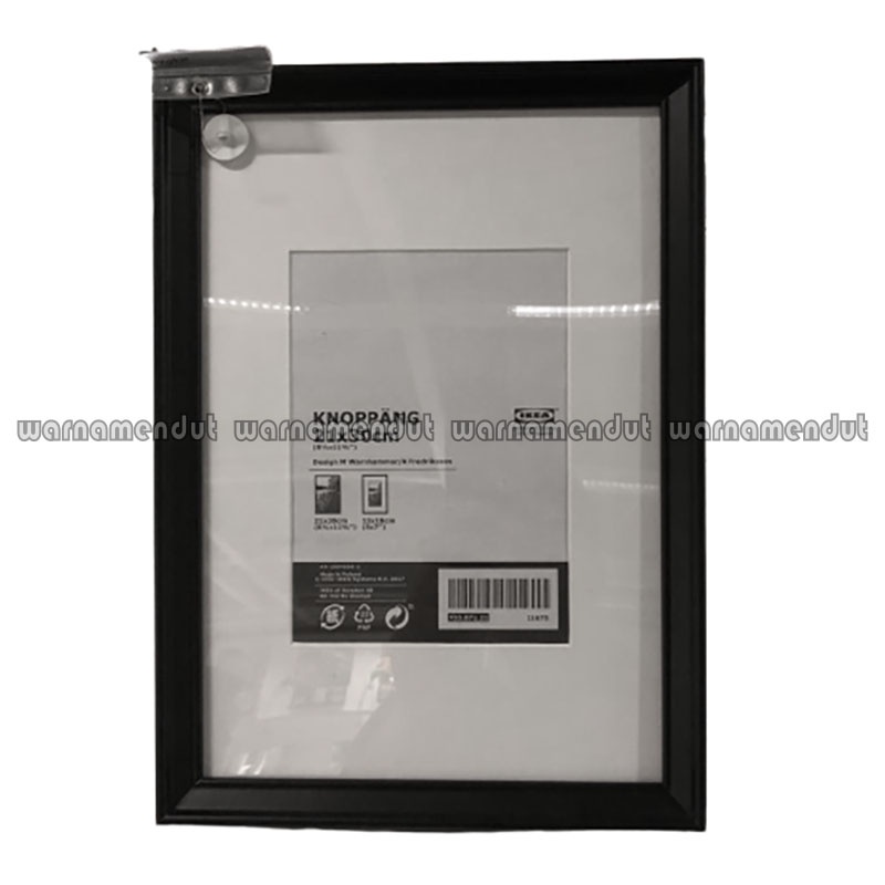 Jual Bingkai foto frame kayu A4 21x30 cm WMO IK7121 KNOP | Shopee Indonesia