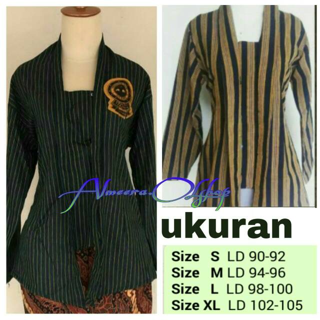 Jual Baju jawa kebaya lurik | Shopee Indonesia