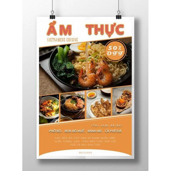 Jual Desain poster makanan | Shopee Indonesia