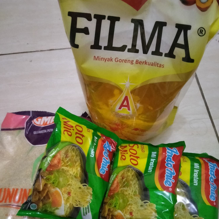 Jual Paket sembako(minyak 2 litr,indomie 5,Gmp 1kg) | Shopee Indonesia