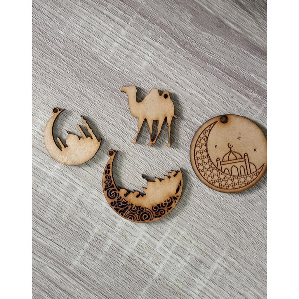 Jual Gift Hampers Idul Fitri Mdf / Hang Tag Gantungan Hiasan Idul Fitri ...