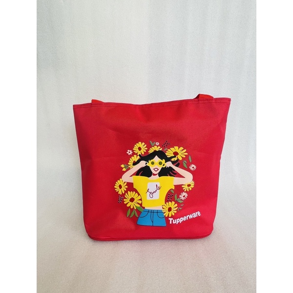 Jual Tupperware Cosmo Lady Sunflower (zipper bunga es) | Shopee Indonesia
