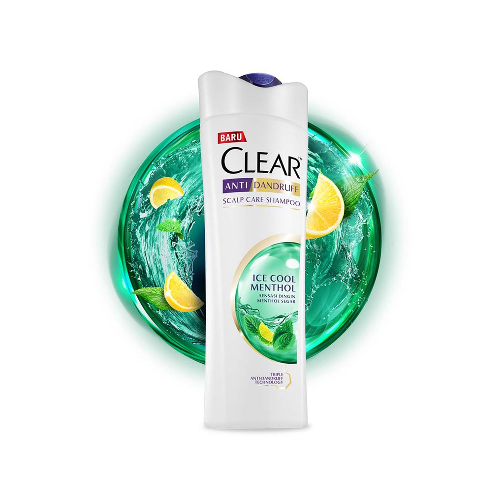 Jual Shampo Clear Shampo Anti Dandruff Scalp Care Ice Cool Menthol 300 ...