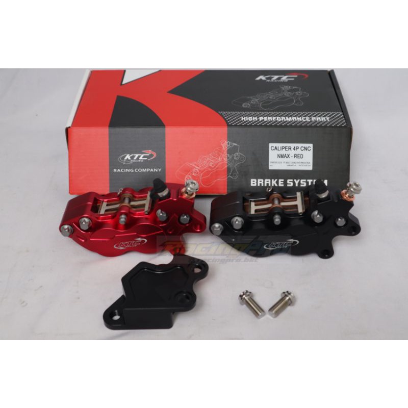 Jual Caliper Kaliper KTC Racing 4P CRM NMAX Caliper Rem Depan KTC NMAX ...