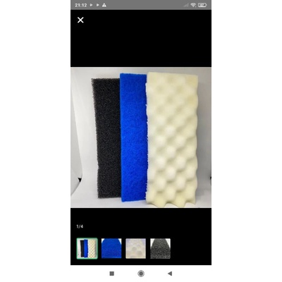 Jual MEDIA FILTER AKUARIUM KAPAS TIGA LAPIS PENYARING AIR MUDAH ...