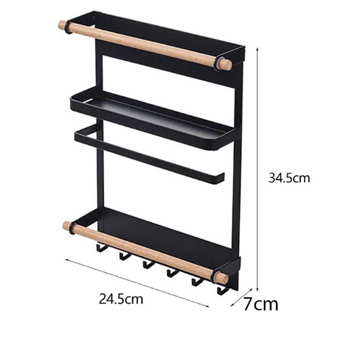 Jual Rak Magnet Tempel Kulkas Rak Organizer Serbaguna Tempat Gantung ...