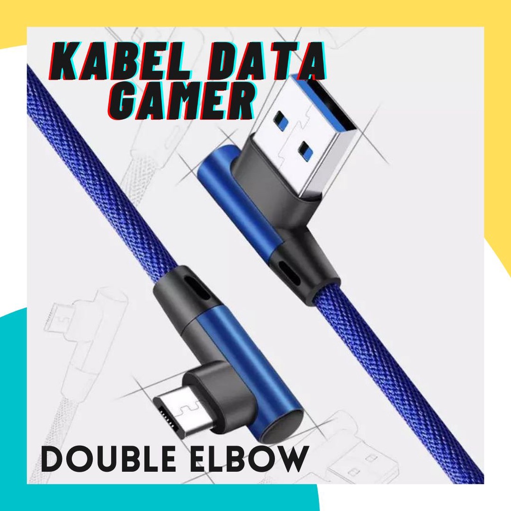 Jual Kabel Charger Gaming Model L Colokan L Kabel Data Fast Charging ...
