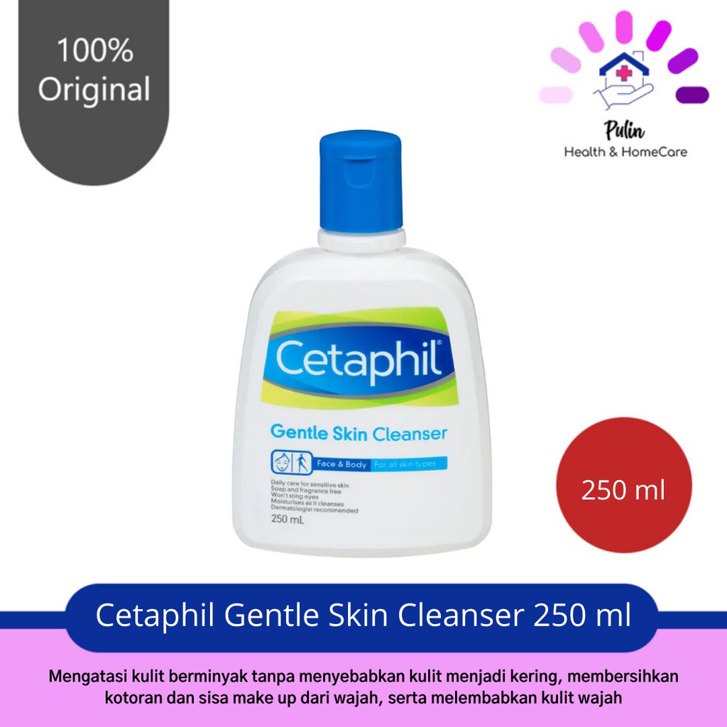 Jual Cetaphil Gentle Skin Cleanser 125 ml - 250 ml / Sabun Muka / Sabun ...