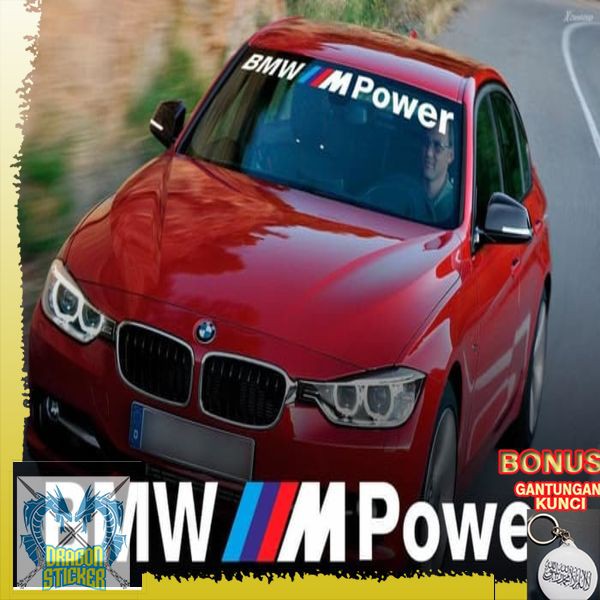Jual TERMURAH sticker bmw m power stiker bmw m power kaca mobil Dragon ...