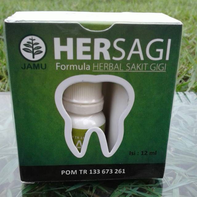Jual HERSAGI OBAT SAKIT GIGI AMPUH SAKIT GIGI GUSI BENGKAK | Shopee ...