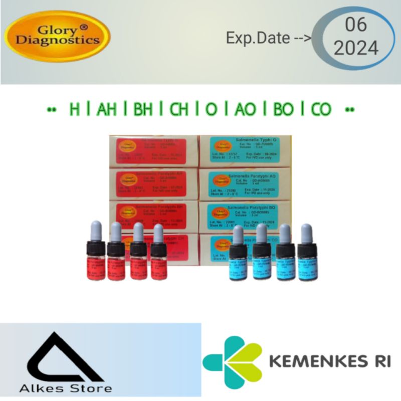 Jual Reagen Widal 1 Set 8 Vial | Shopee Indonesia