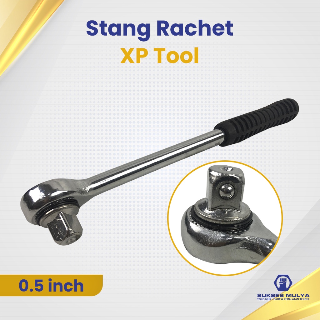 Jual XP Tool Gagang Ratchet Stang Kunci Shock Sock Sok Rachet 1/2 Inch ...