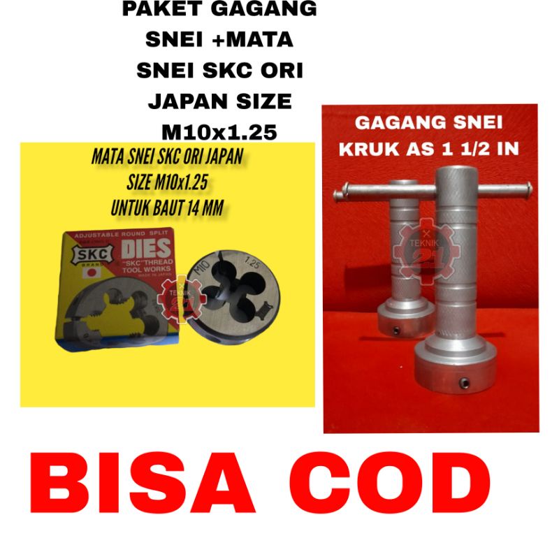 Jual PAKET GAGANG SNEI DAN MATA SNEI SKC JAPAN M10x.125 PAKET ALAT SNEI ...