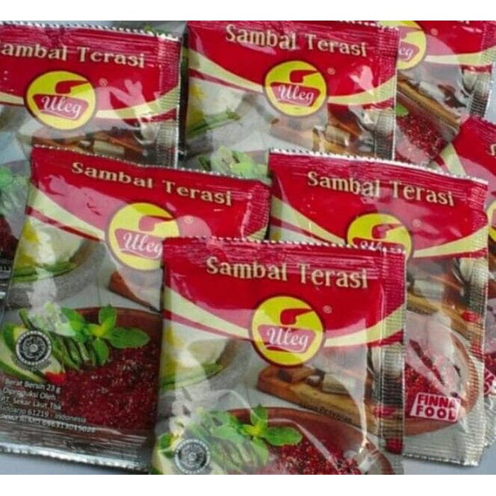 Jual SAMBAL TERASI SACHET (1 pack isi 11biji) | Shopee Indonesia