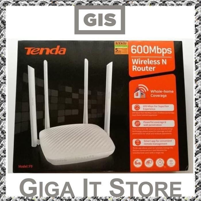 Jual Tenda F9 Wireless 600Mbps Router Wall Killer Smart Wifi | Shopee ...