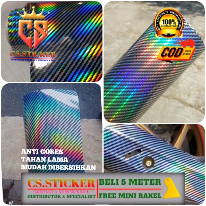 Jual stiker motor dn mobil pelangi stiker motor untuk body kasar jok ...