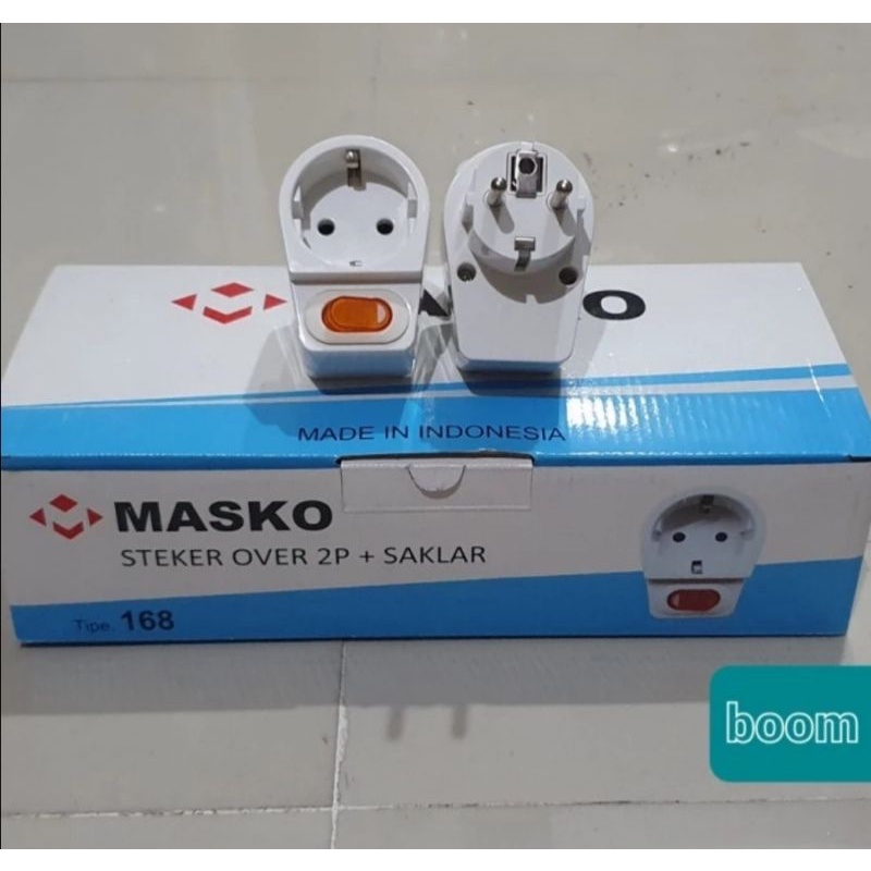 Jual Steker Over 2P + Saklar MASKO Type 168 | Shopee Indonesia