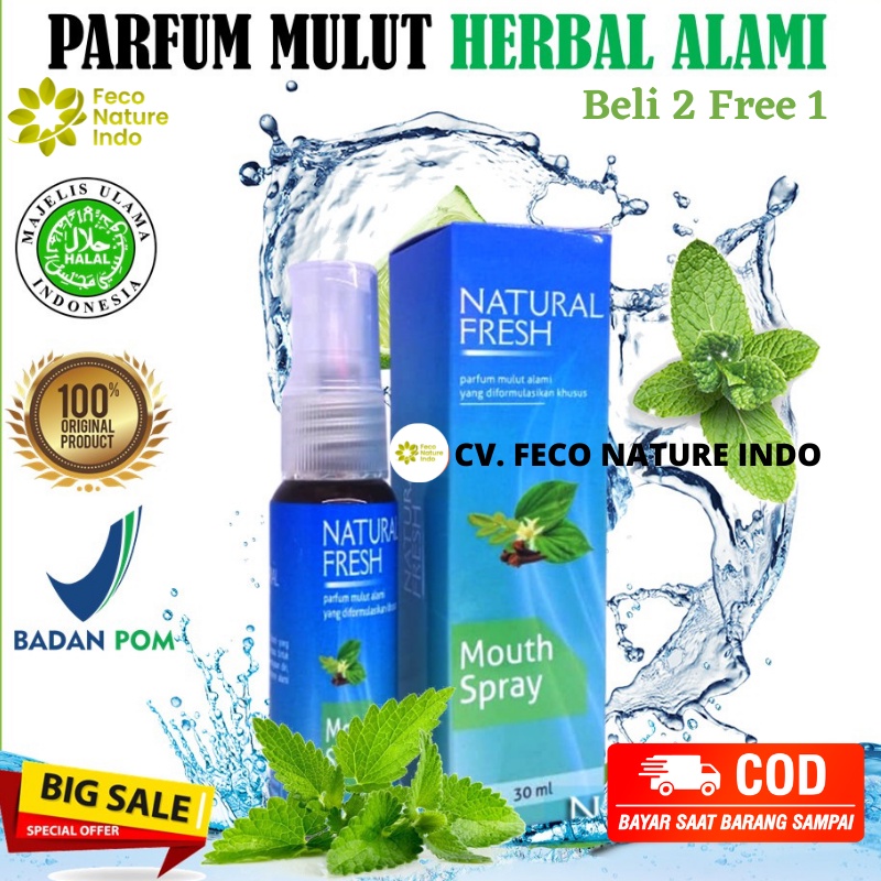 Jual NATURAL FRESH Pengharum Mulut Penyegar Mulut Mouth Spray Parfum ...