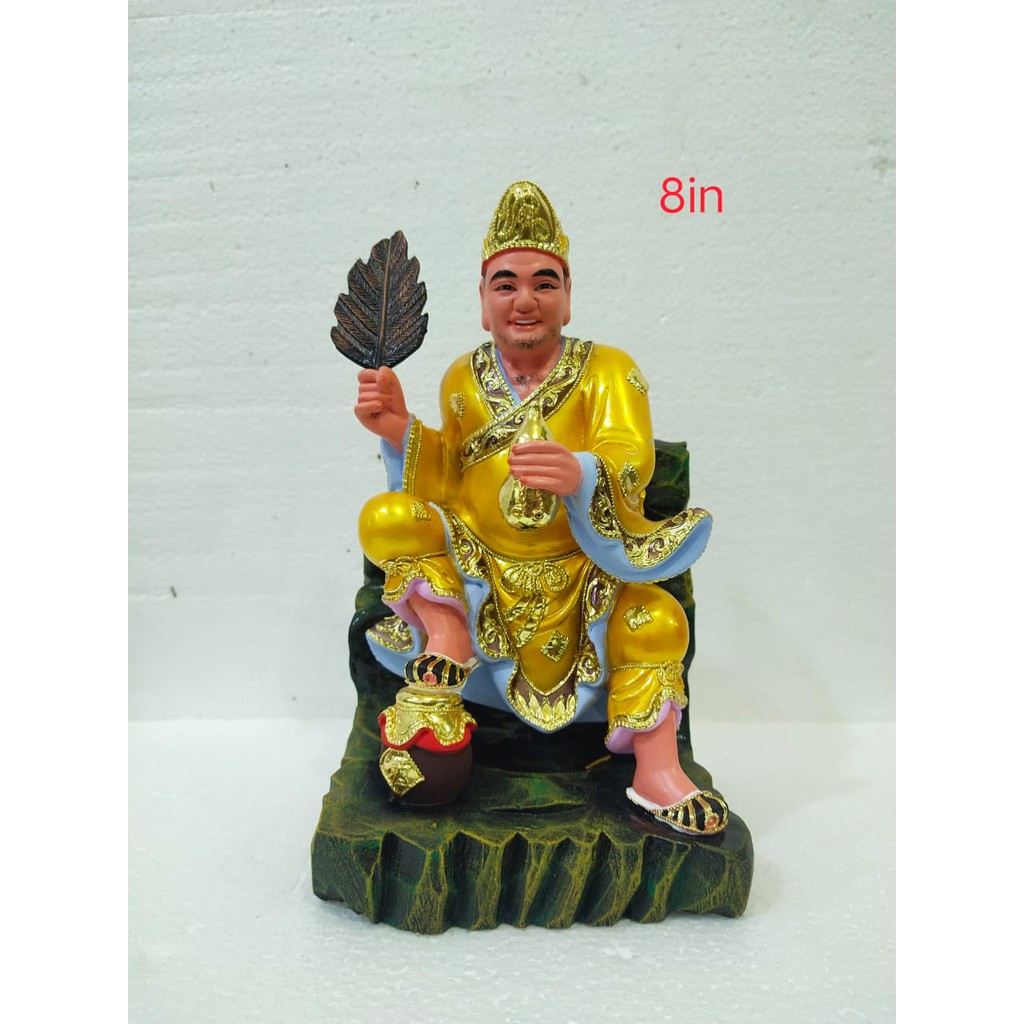 Jual Patung Dewa Cikung chikung chi kung dewa pengemis kayu 8 inch ...