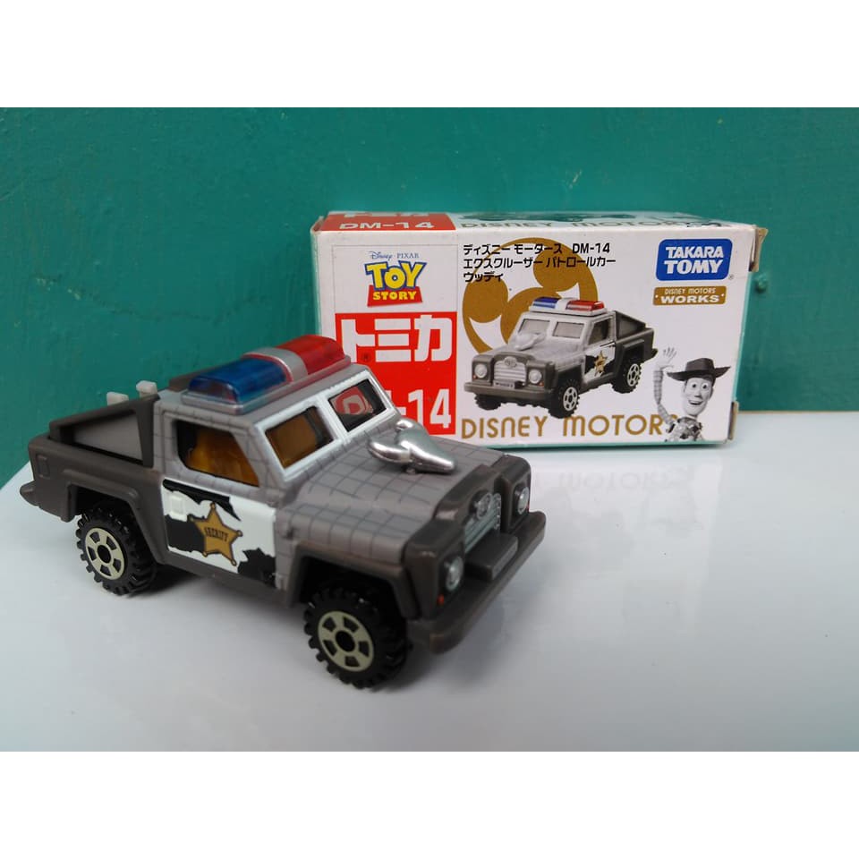 Jual Promo Tomica Disney Motors DM-14 Mickey Chubby loader EX-Cruiser Patrol Woody Toy Car ...