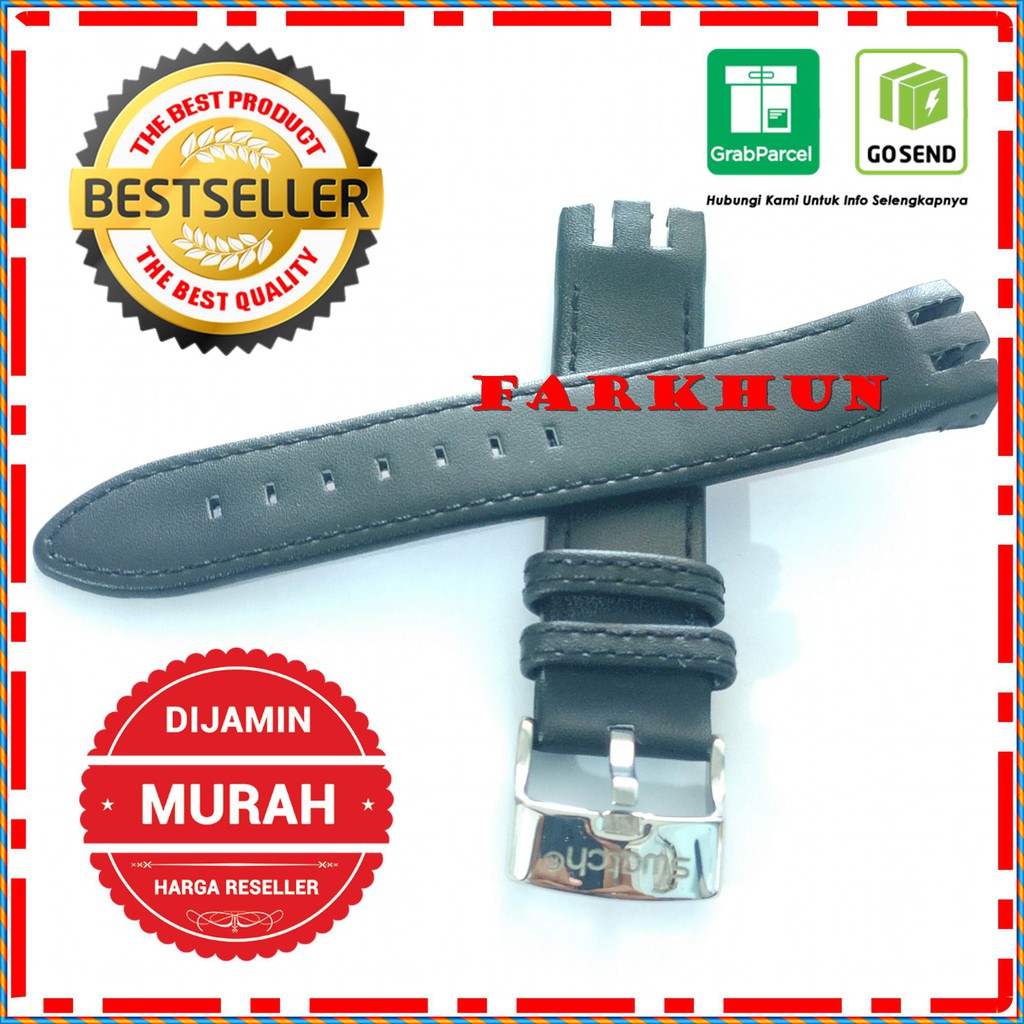 Jual STRAP GENUINE LEATHER SWATCH 21MM YRS403 401 402G 412 418 406G YRS SOFT BAND KULIT TALI JAM ...