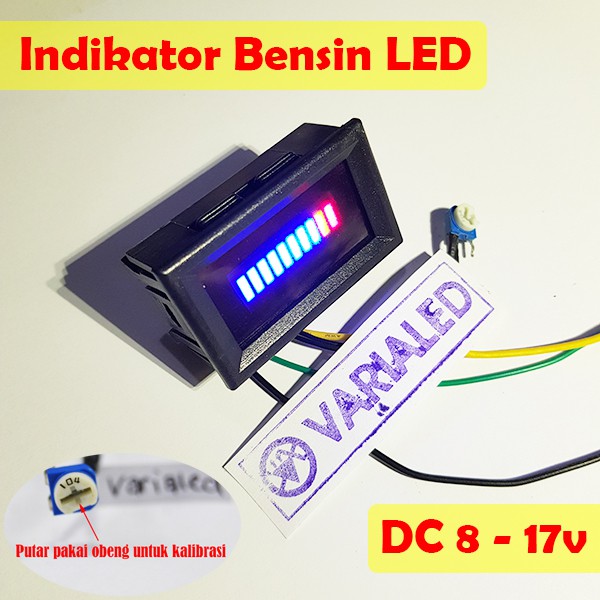 Jual DIY Indikator Bensin LED Strip 10 Titik DC 12V Adjustable Fuel ...