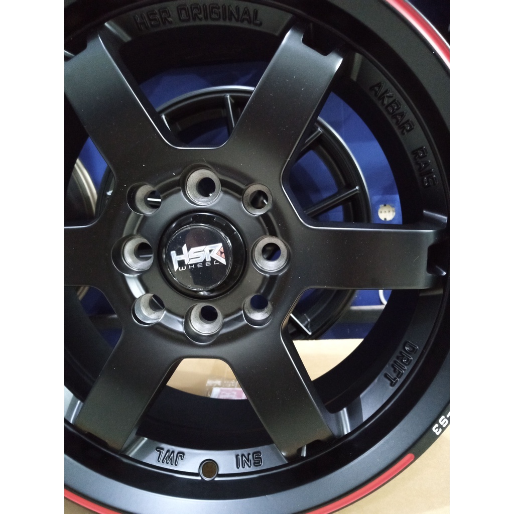 Jual Jual velg mobil racing murah ring 15 HSR wheel RAI-S3 pcd baut ...