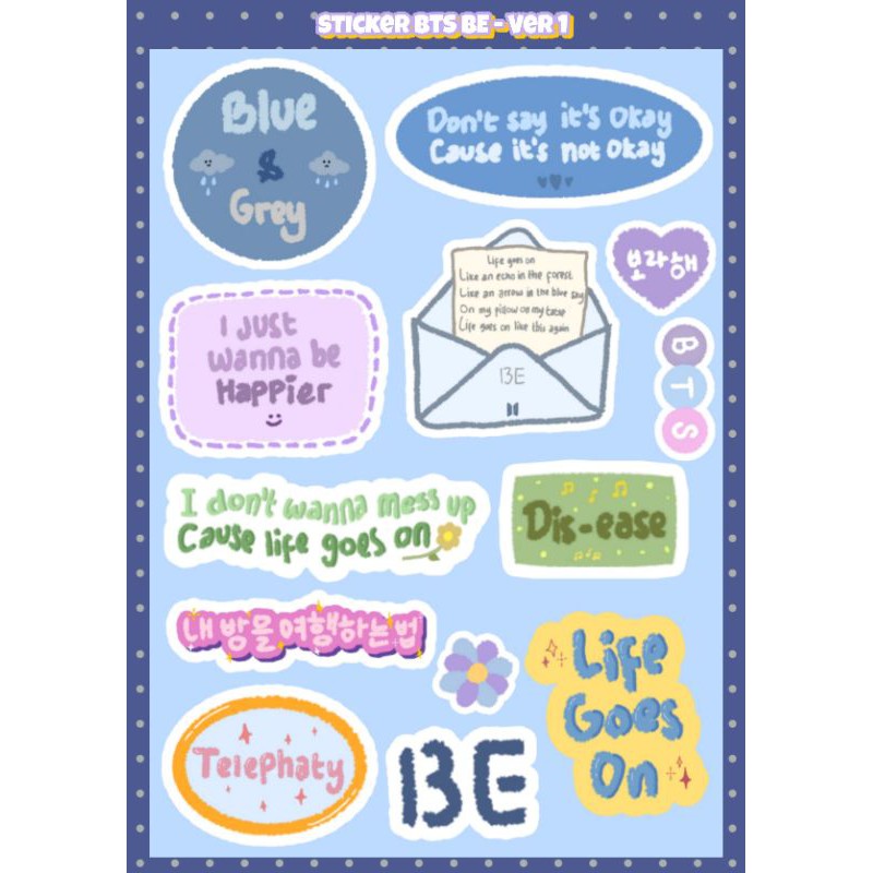 Jual Stiker BTS BE | Shopee Indonesia