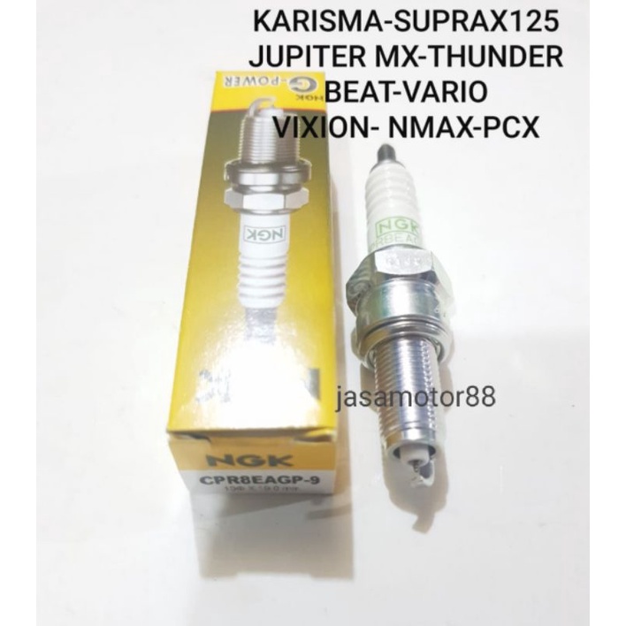 Jual BUSI RACING NGK G POWER CPR8EAGP-9 VIXION NMAX PCX THUNDER BEAT ...