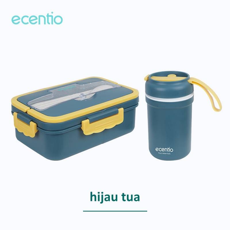Jual kotak makan | Lunch Box | Ecentio 1000ml | Shopee Indonesia