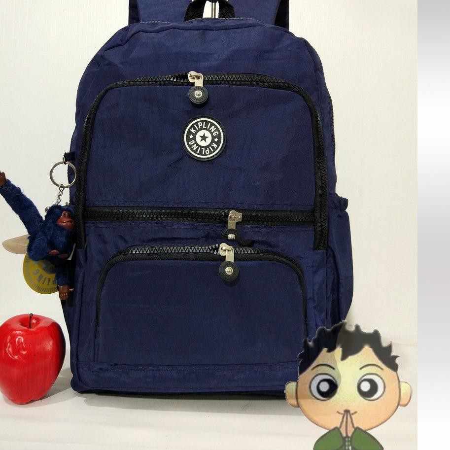 Jual Jajanan THR.. Tas Kipling Ransel MD951 NAVY | Shopee Indonesia