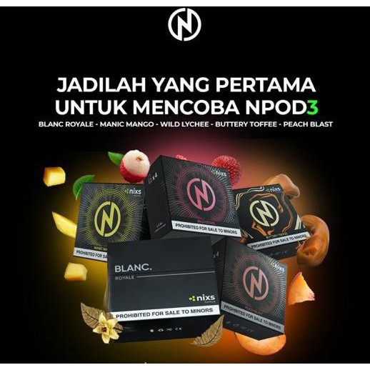 Jual NCIG NPOD VAPERITIF SERIES 1 PACK ISI 4 / NPOD V3 VERSI BARU ...