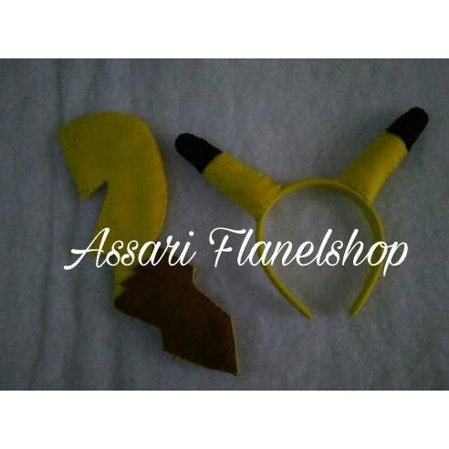 Jual Bando & Ekor pikachu pokemon kostum pokemon | Shopee Indonesia